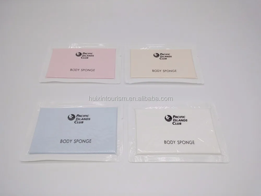 Korea Disposable Compressed Hotel Soap Body Sponge