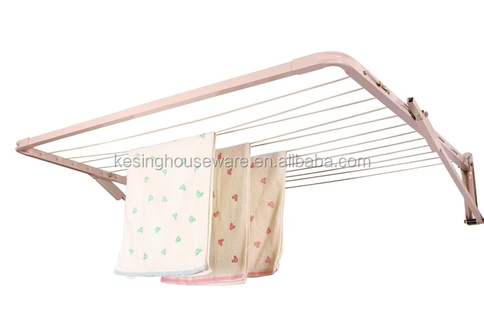 Folding Outdoor Wall Mounted Laundry Drying Rack - Buy Wall Mounted ...