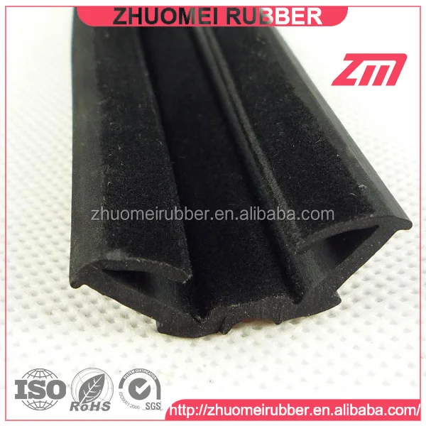 Flexible Window Glass Run Channel With Flock Lining - Buy Window Glass ...