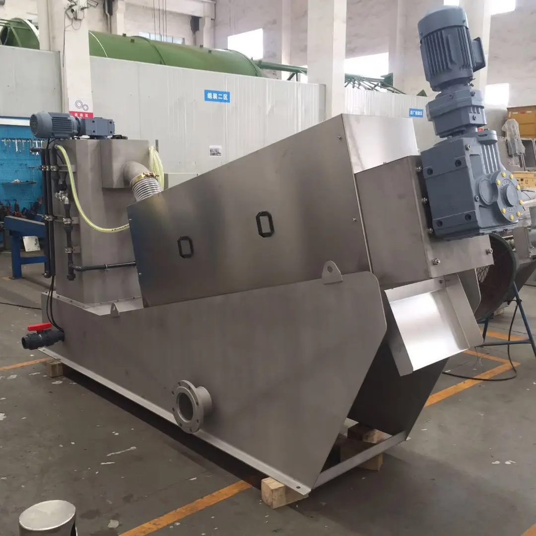 All Sizes Available Multi-disc Sludge Dehydrator Sludge Dewatering ...