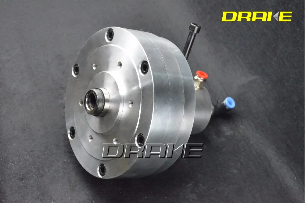 Open-center Rotary Quick Clamp Chuck Air Cylinders For Spindle Flat Bed ...