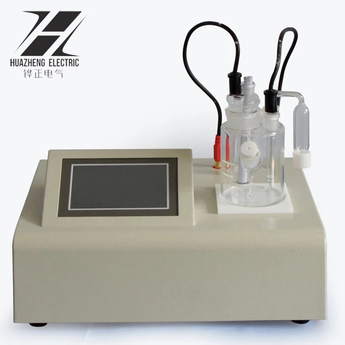 Karl Fischer's lab factory Fountain oil oil water content trace ...