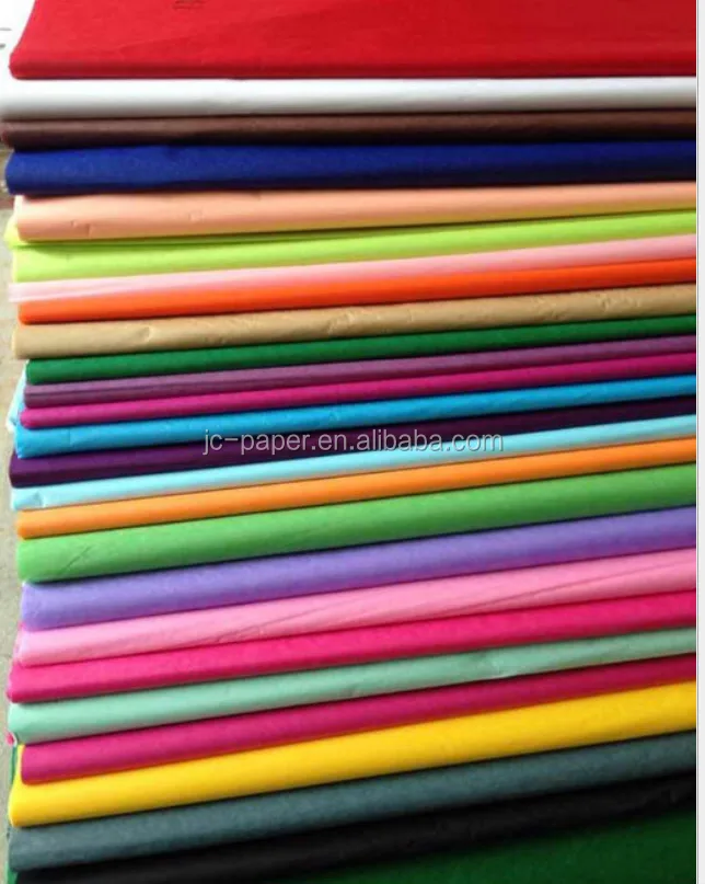 Machine Glazed Color Cap Tissue Paper 14-40gsm - Buy Coloured Tissue ...