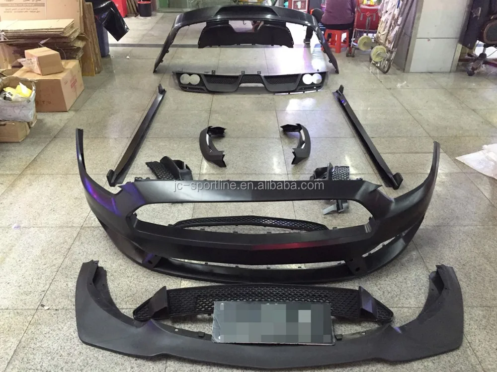 Gt Style Pp Body Kit Front Rear Bumper For Ford Mustang - Buy Gt Body ...
