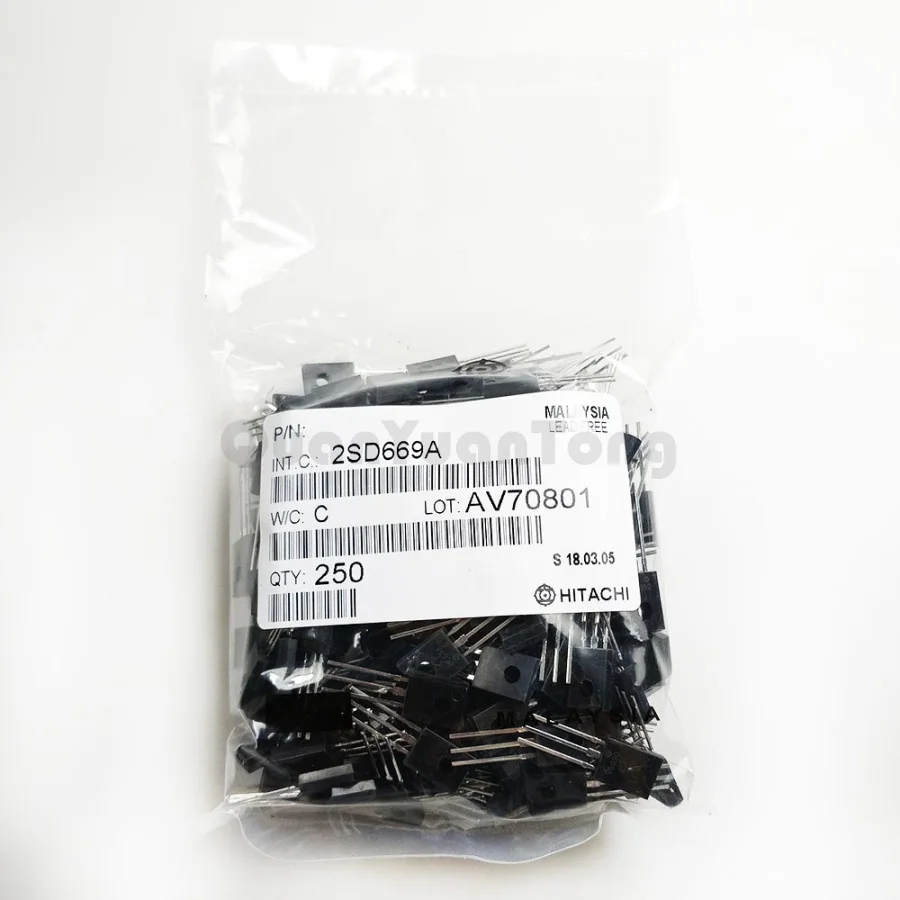 NPN Bipolar Transistor D669a TO-126 for Audio Power Amplifiers | Lead ...