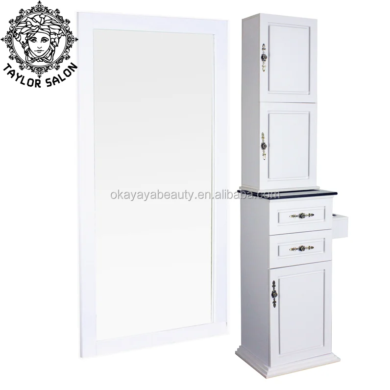 Wooden Barber Styling Stations - Durable Salon Funriture