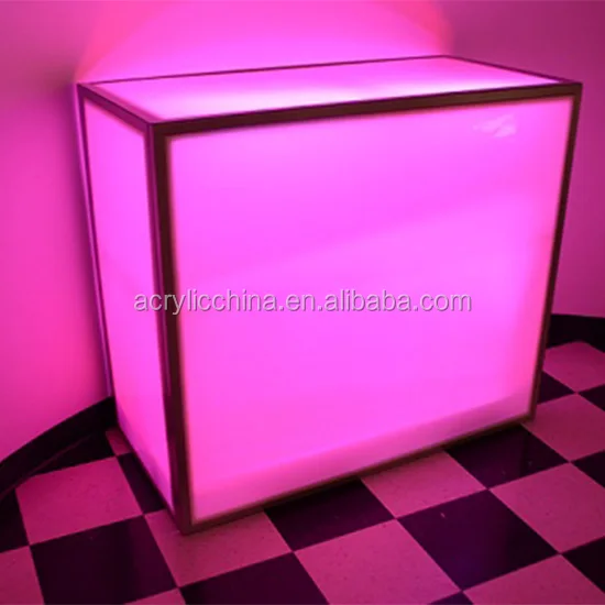 Modern Elegant Acrylic Bar Counter,Solid Surface Cafe Plexiglass Bar ...