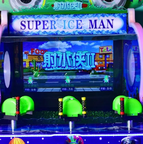 Crazy Ice Man - Water Shooting Arcade Amusement Toy Booth