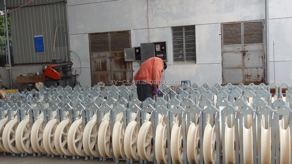 Wire Rope Pulley Block,Large Diameter Stringing Block And Tackle - Buy ...