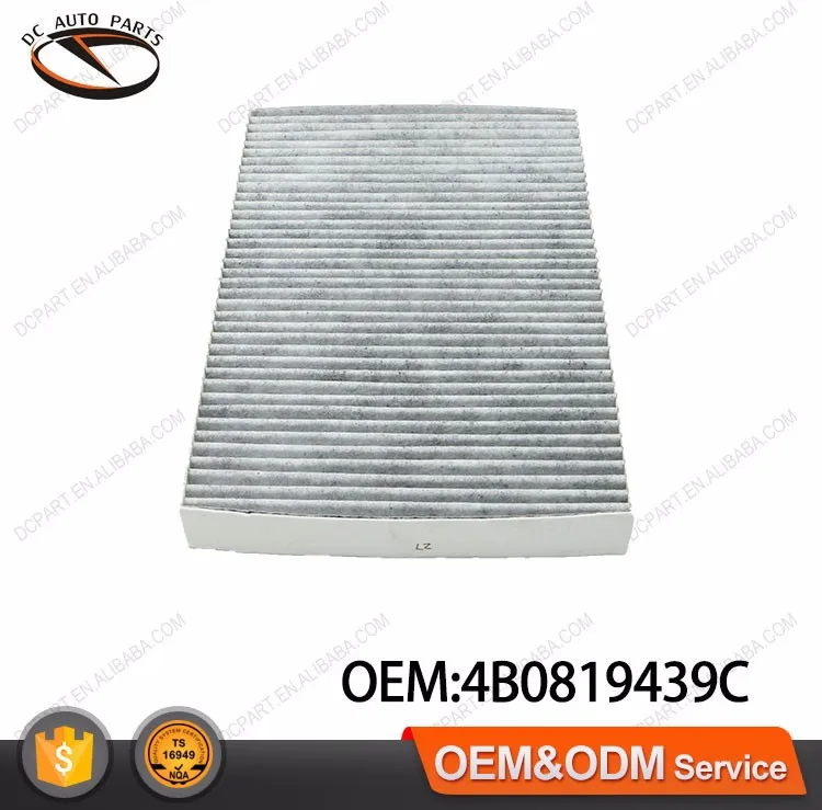 Hepa Active Carbon Cabin Filter For Audi Vw Vag Skoda Golf 4b0819439c ...