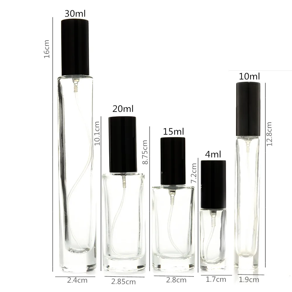 4ml 10ml 15ml 20ml 30ml Round Luxury Glass Perfume Spray Bottle - Buy ...
