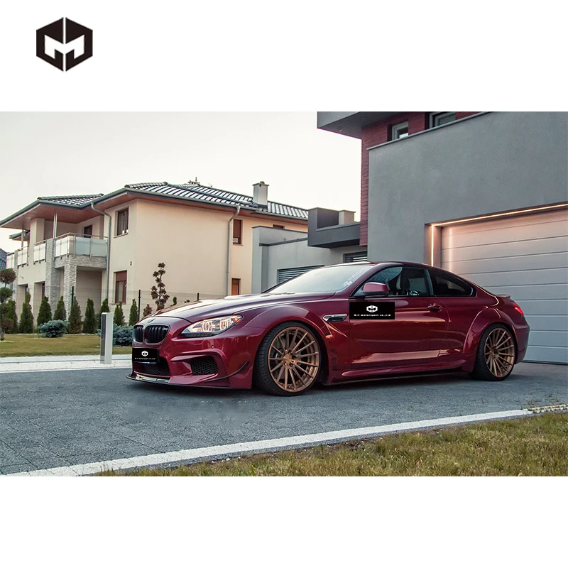 Fiberglass Prior Design Wide Body Kit for BMW 6 Series
