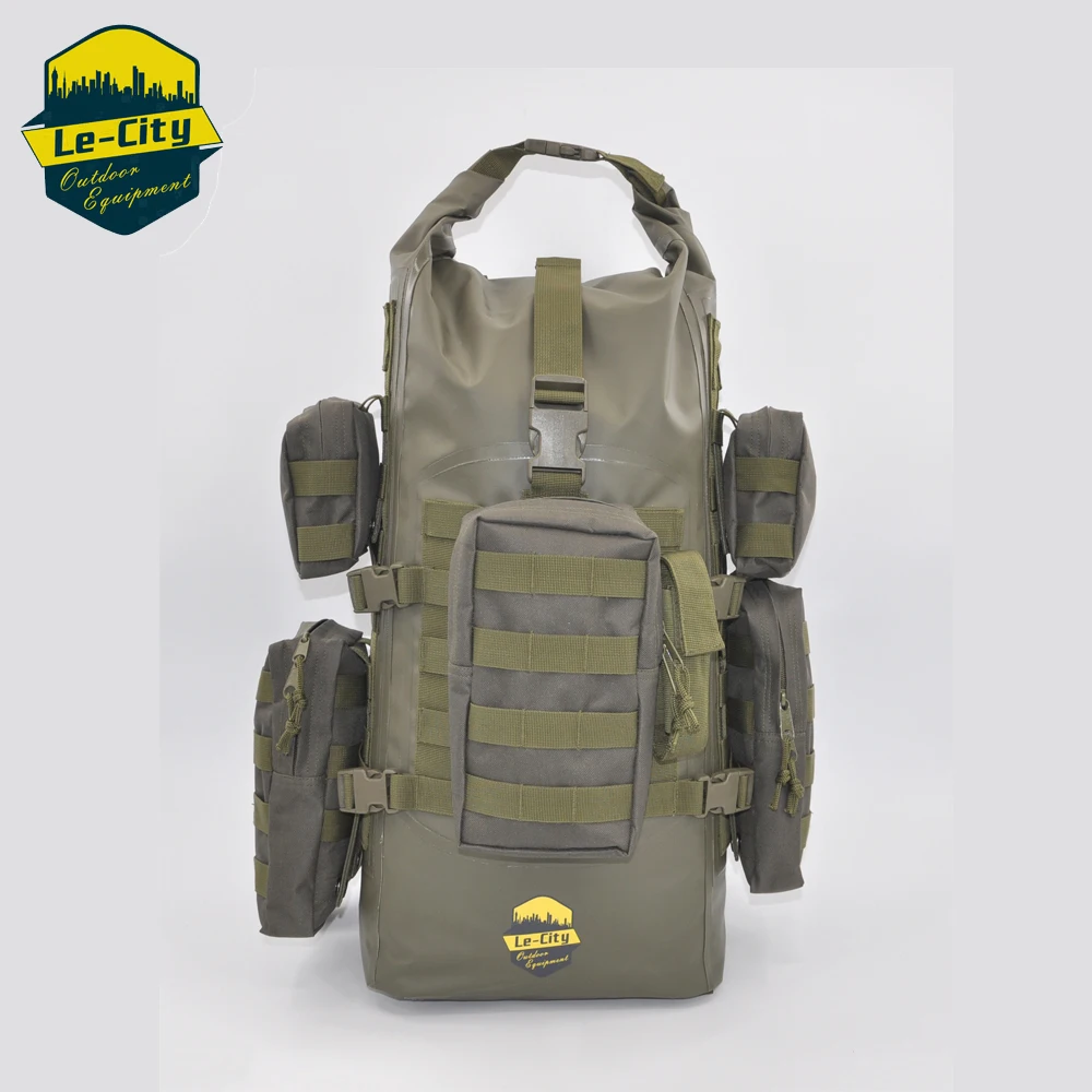 High Quality Welded Seams Military Backpack Large Army Molle Bug Out ...
