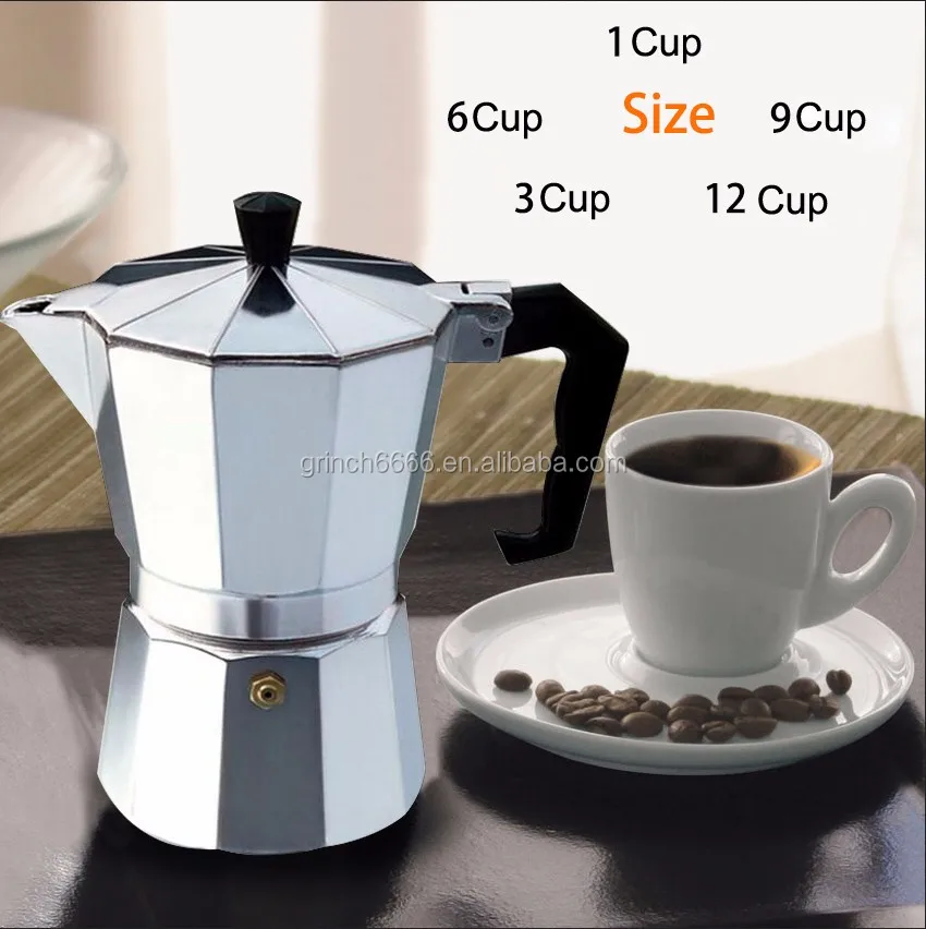 Best One Manual Coffee Maker - 3cup Moka Pot by OEM