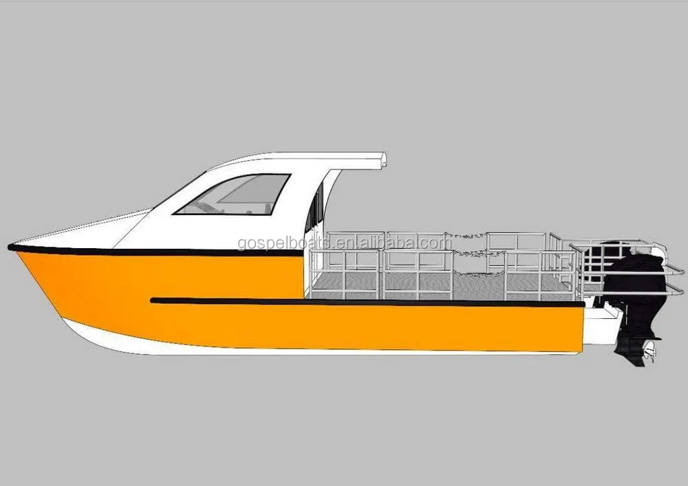 9m Aluminum Work Catamaran With Open Deck for Transport, CE Certified ...