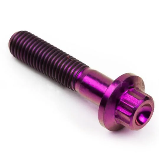M7*32 12 Point Flange Head Titanium Split Rim Bolt For Bbs - Buy M7 X ...