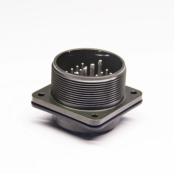 Jae N/ms3102a28-11p 22 Contacts Solder Pin Threaded Circular Connector ...