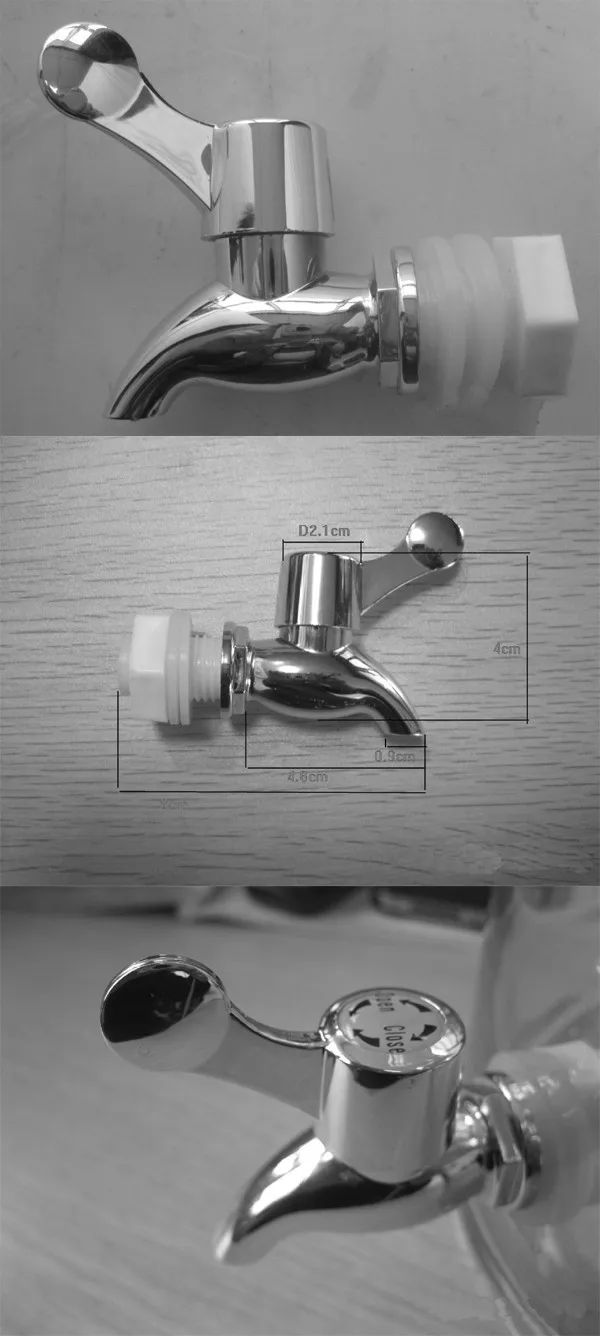 Hot Sale Water Dispenser Push Button Abs Tap Bathroom Faucet - Buy ...