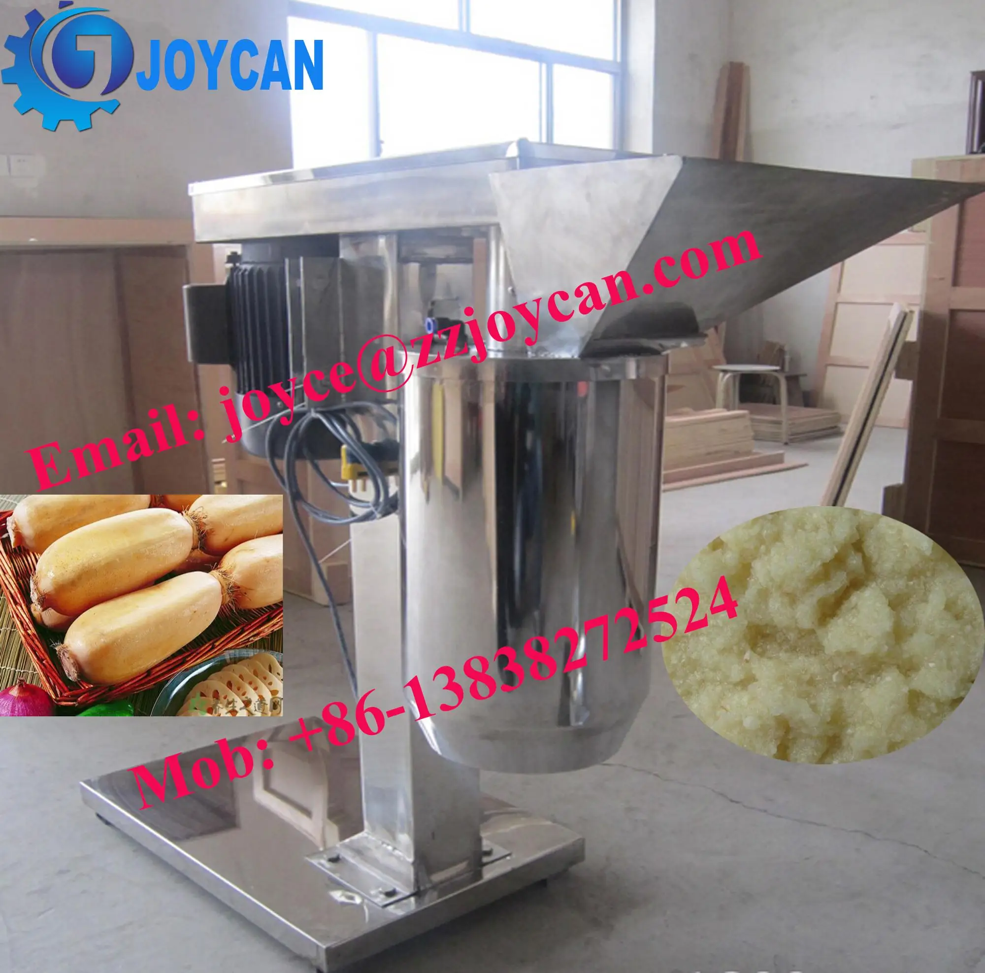 Professional Mashed Potato Grinding Machine Automatic Ginger Garlic ...