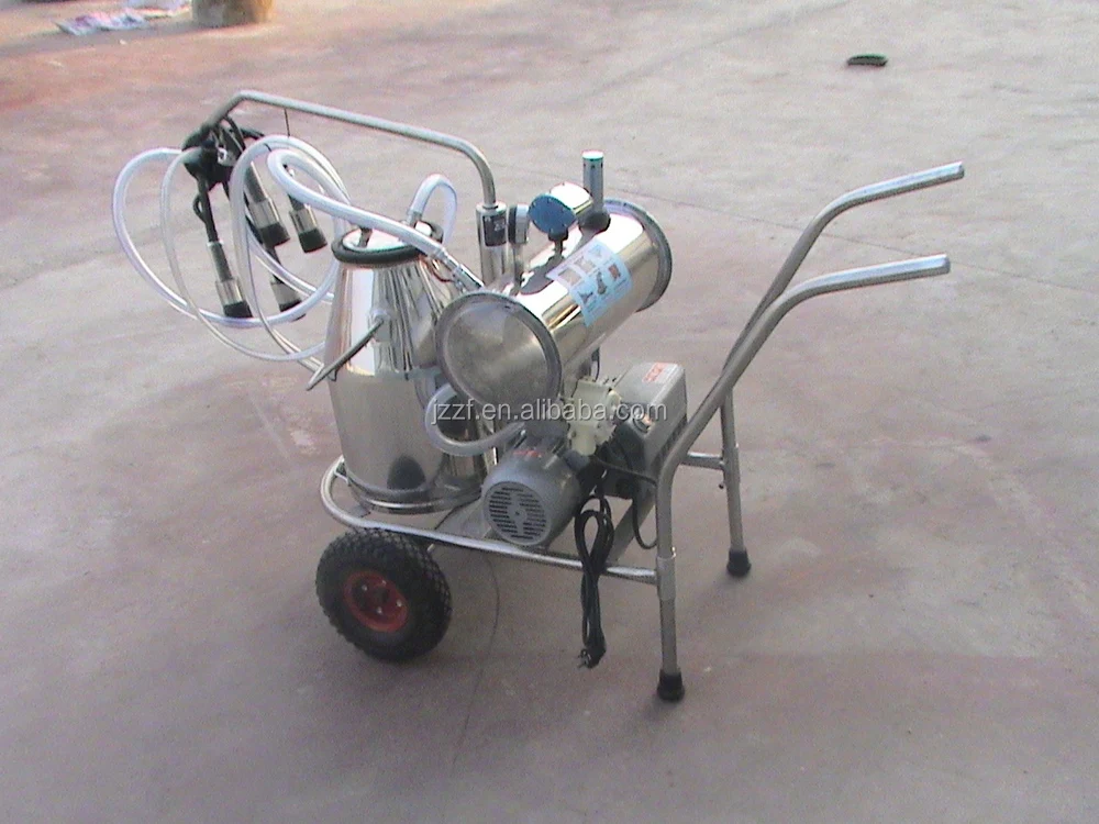 Vacuum Pump-typed Double-barreled Cow Breast Milking Machine - Buy ...