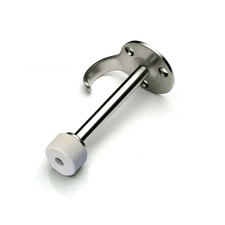 Kitchen Stainless Steel White Pivot Door Draft Bumper Guard Stopper ...