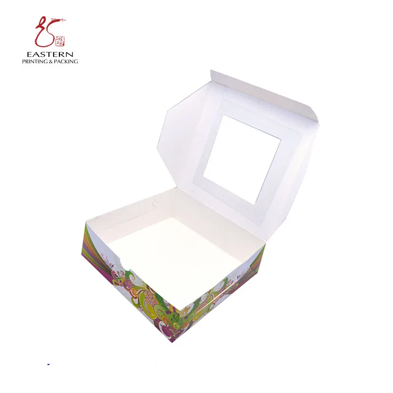 Custom Designs Paper Donut Packaging Box With Clear Window - Buy Donut ...