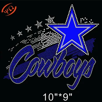 Wholesale Dallas Cowboy Rhinestone Vinyl Glitter Heat Transfer - Buy ...