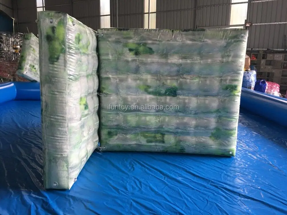 Cheap Inflatable Oil Drum Bunker/inflatable Cylinder Paintball Bunker ...