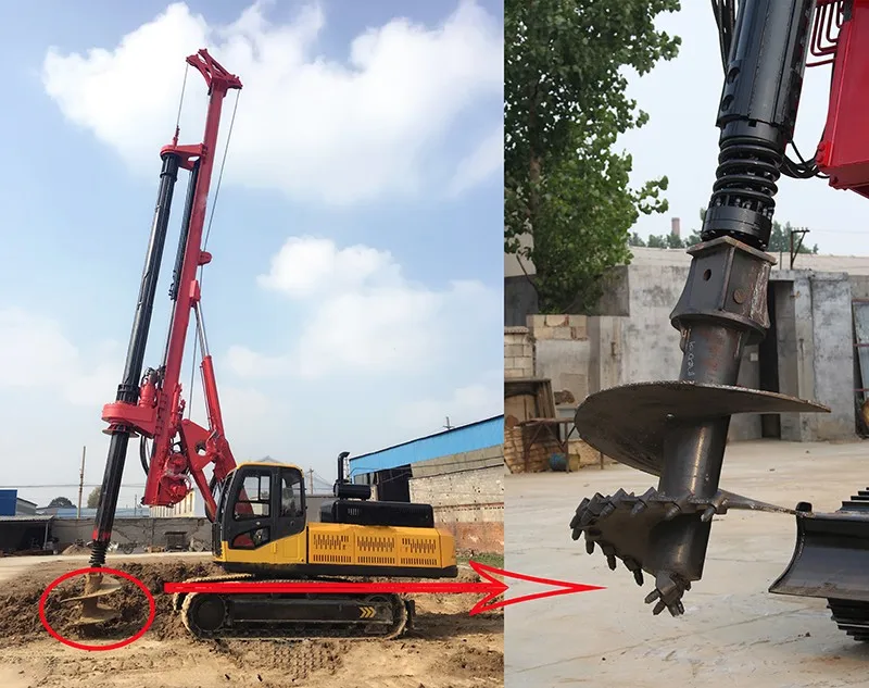 Dfr-520 20m Rotary Ember Bored Pile Auger Mesin Bor - Buy Bore Pile ...
