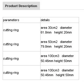 Soil Sample Ring Kit Cutting-ring Method - Buy Soil Sample Ring,Soil ...