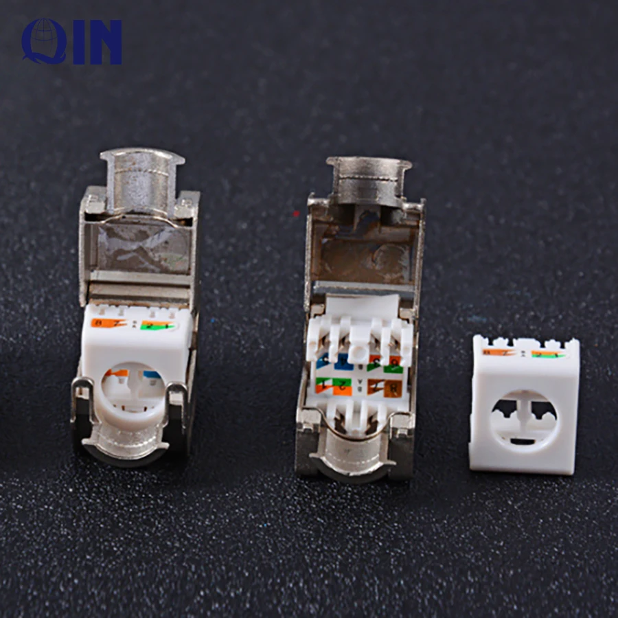 CAT6 CAT6A Shielded Network Module RJ45 8P8C Jack Cat6 FTP Keystone Jack