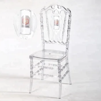 Cheap Classic Transparent Acrylic Royal Hotel Banquet King Chairs - Buy ...