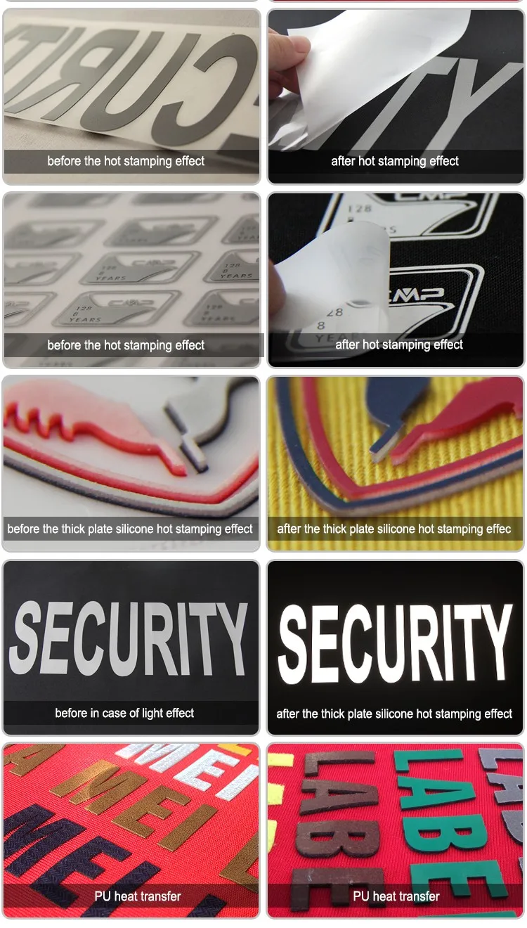 Custom 3d Logo Heat Press Silicone Raised Rubber Heat Transfer Iron On Patch Sticker For T-shirt ...