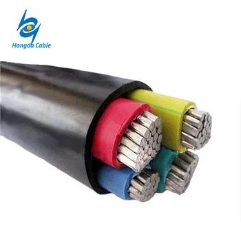 2awg 4c Xlpe Pvc Power Cable Aluminum Low Voltage - Buy 4c Xlpe Cable ...
