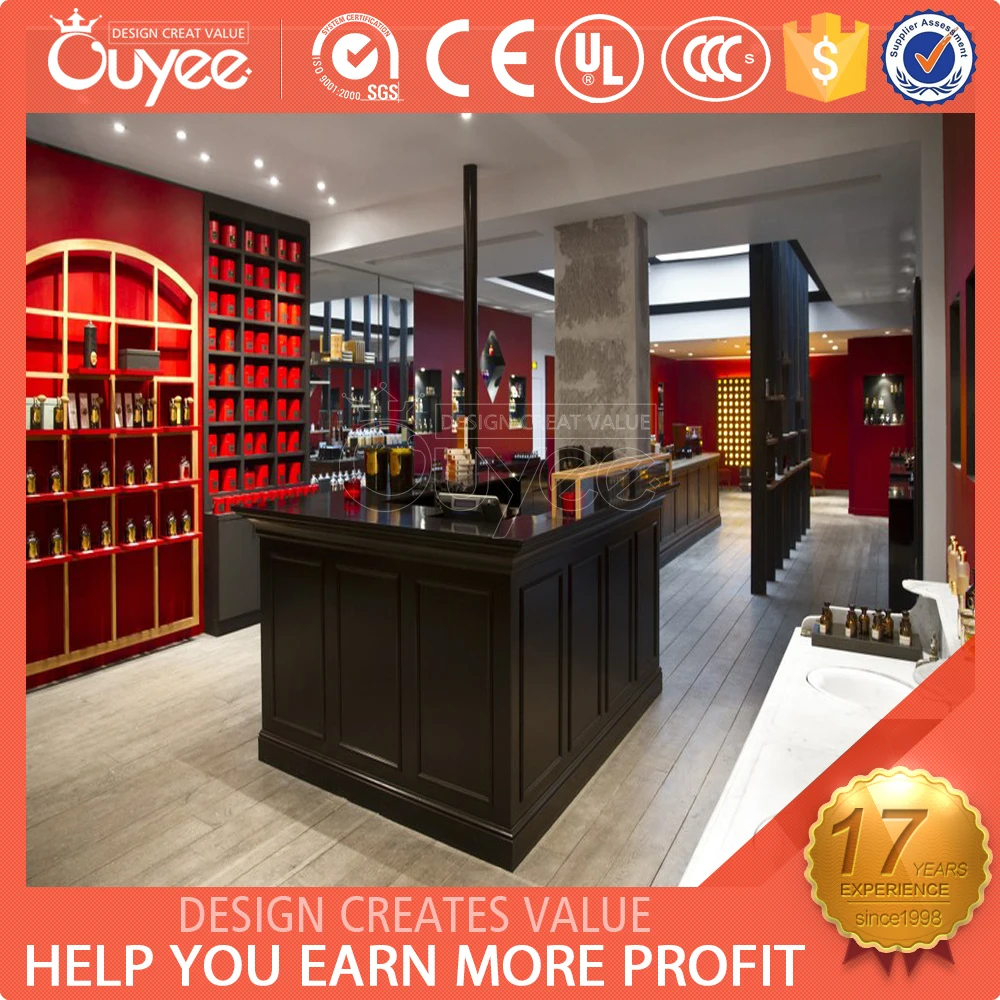 Luxury Glass Perfume Display Cabinet / Perfume Shelves / Perfume ...