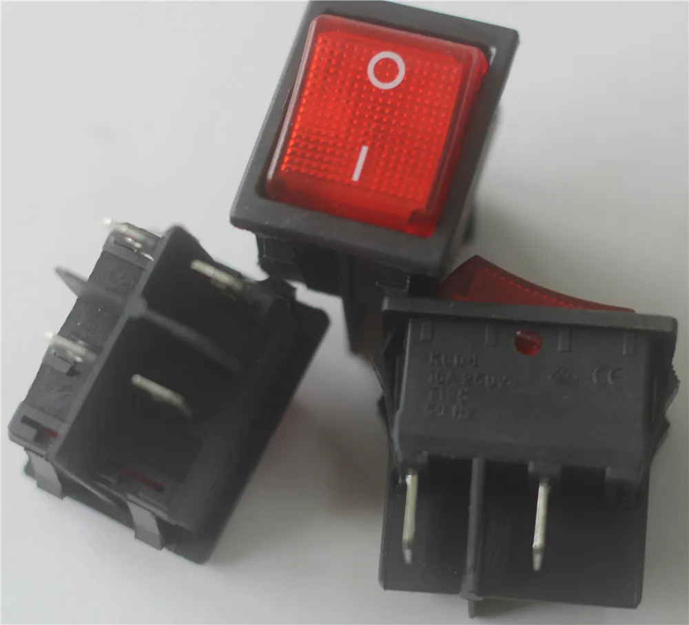Rocker Power Switch 16a 250v Ac 4 Pin 2 Position On/off Power Switch ...