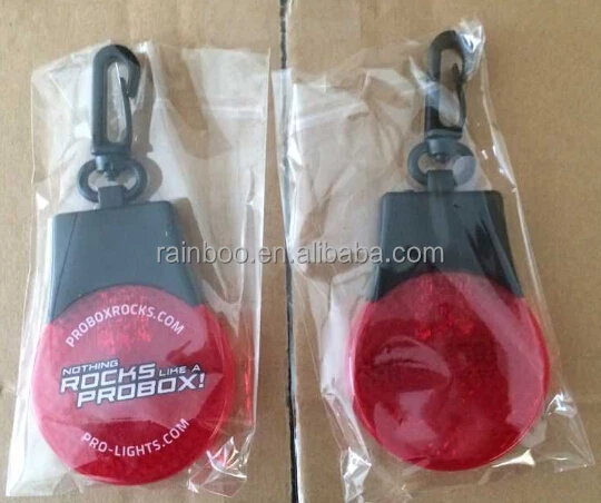 Plastic Bulb Shape 3 Led Flashing Blink Keychain For School Bag - Buy ...