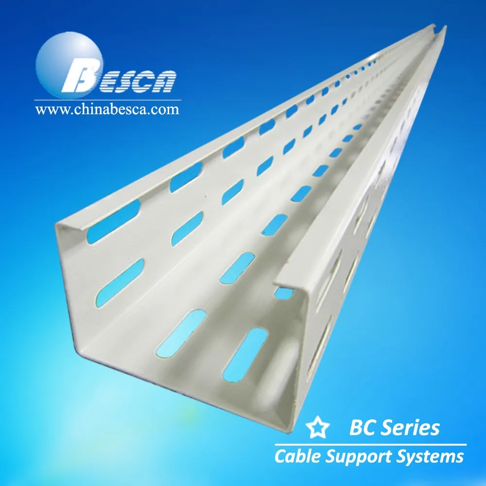 Galvanized Ventilated Electrical Cable Tray Sizes UL and CUL