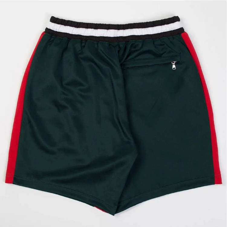 Striped Panels Polyester Spandex Plain Men Track Shorts - Buy Men Track ...