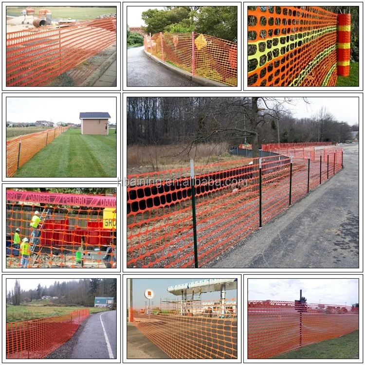 Orange Safety Fence Barrier/orange Plastic Safety Fence/safety Fence ...