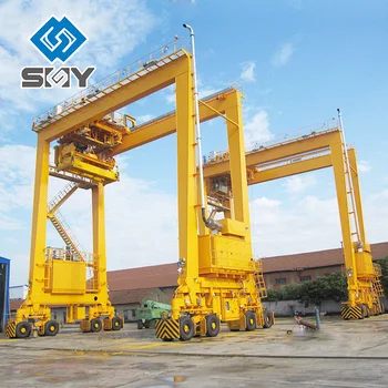 Rtg Rubber-tyred Transtainer Crane - Buy Rubber-tyred Transtainer Crane ...