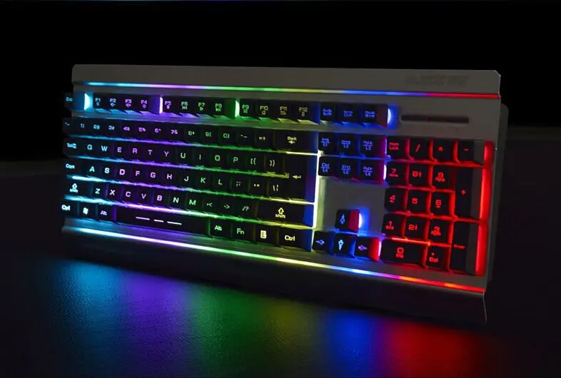 Led Backlight Gaming Keyboard Three Colors Backlight And Three Levels ...
