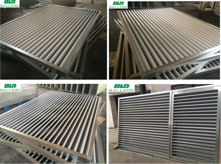 Environmental protection fixed aluminium generator louver, View ...