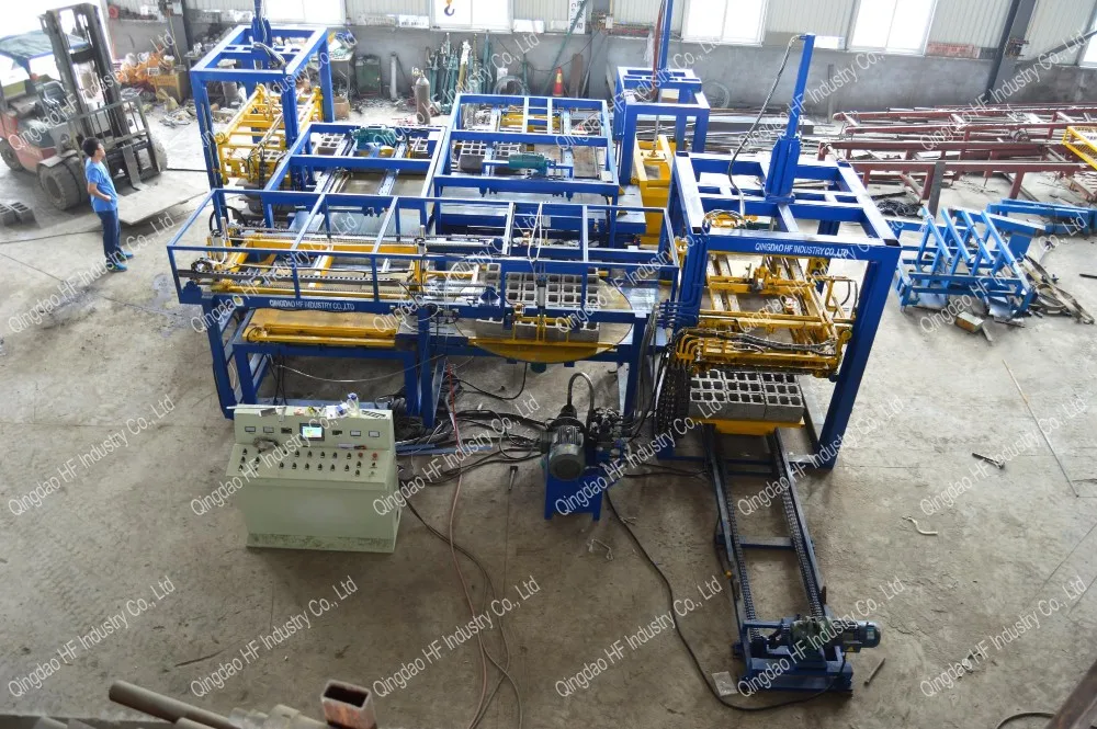 Automatic Block Collecting Machine / Block Cuber Machine For Paves ...