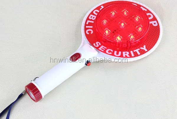Traffic Safety Signs Handheld Led Flashing Stop Sign Led Stop Go ...