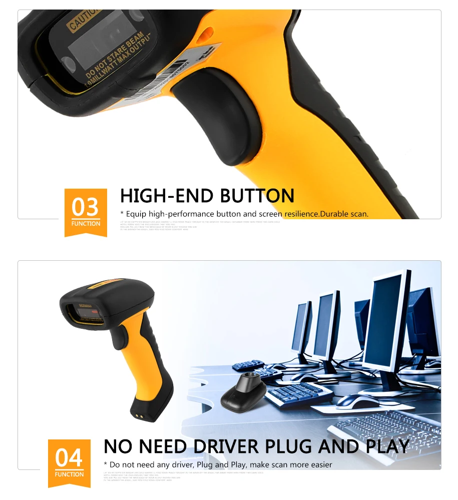 New Arrival UV Laser Barcode Reader Scanner with Price