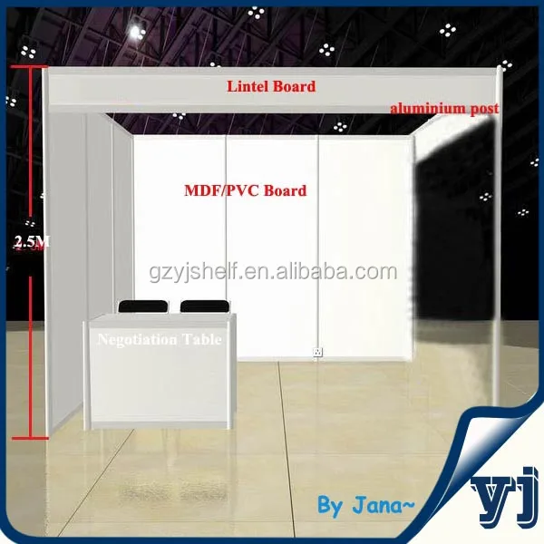 Modular Aluminum Extrusion Exhibition Booth Panel/aluminium 3*3 ...