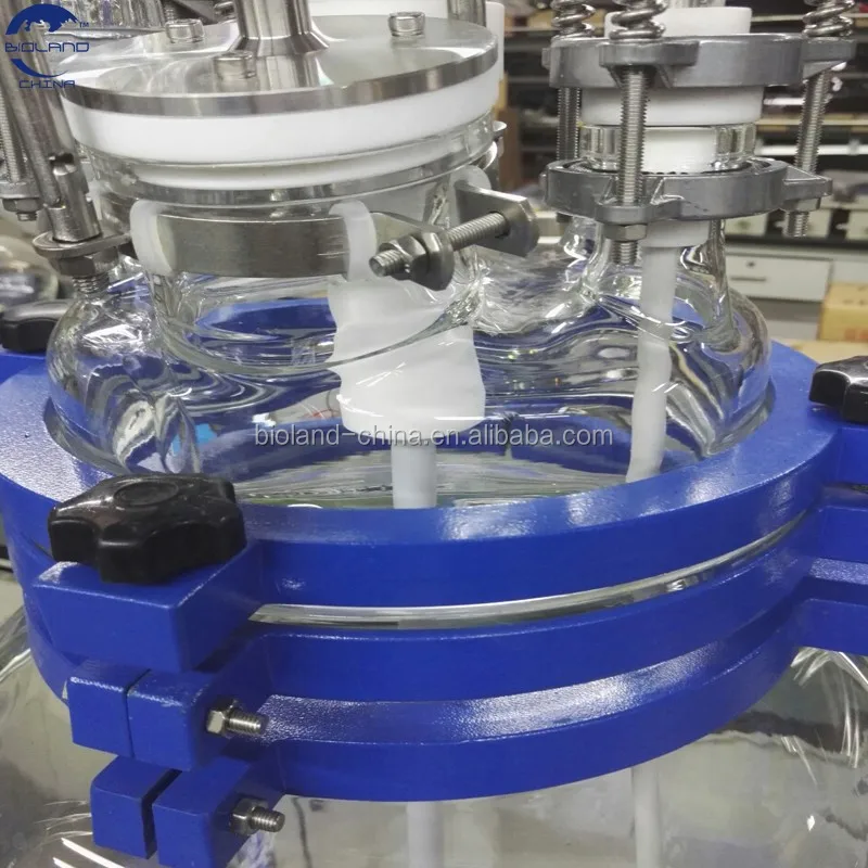 High Quality Double Layer 200l Glass Chemical Reactor |double Glass ...