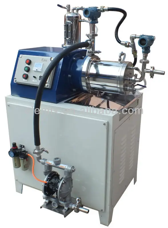 Horizontal Bead Mill for Mass Paint, Ink, Pigment Production
