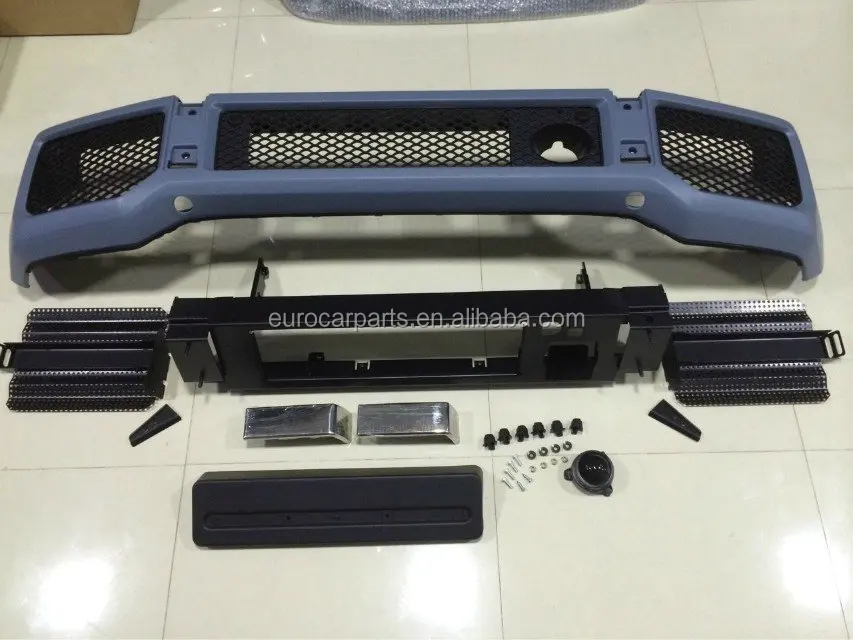 G63 Front Bumper Fit For G-class W463 All Year To G63 Style Pp Material ...